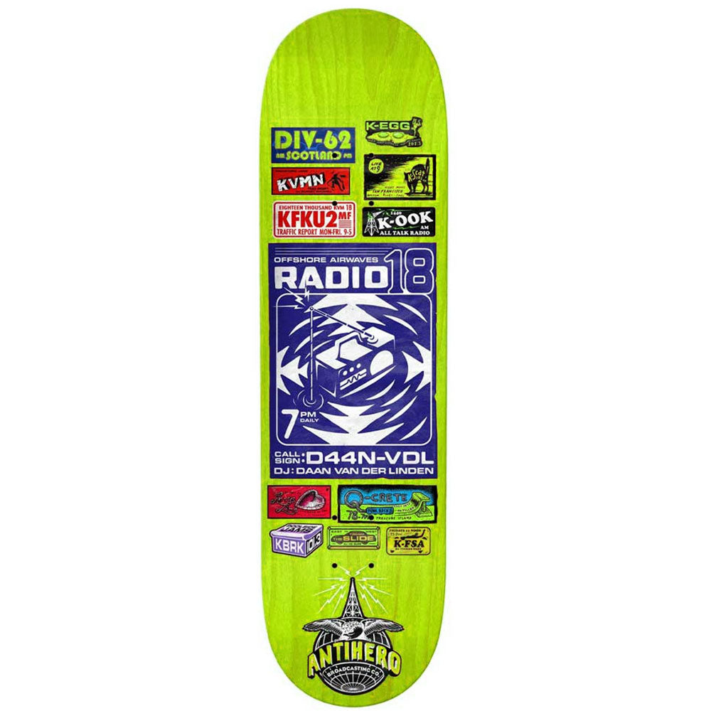 Anti Hero Daan Broadcasting 8.4" Deck – boardridersguide