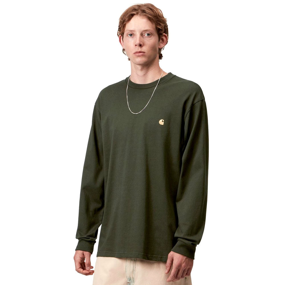 Carhartt WIP Longsleeve Chase T-Shirt Olive – Ocean Sports Boardridersguide