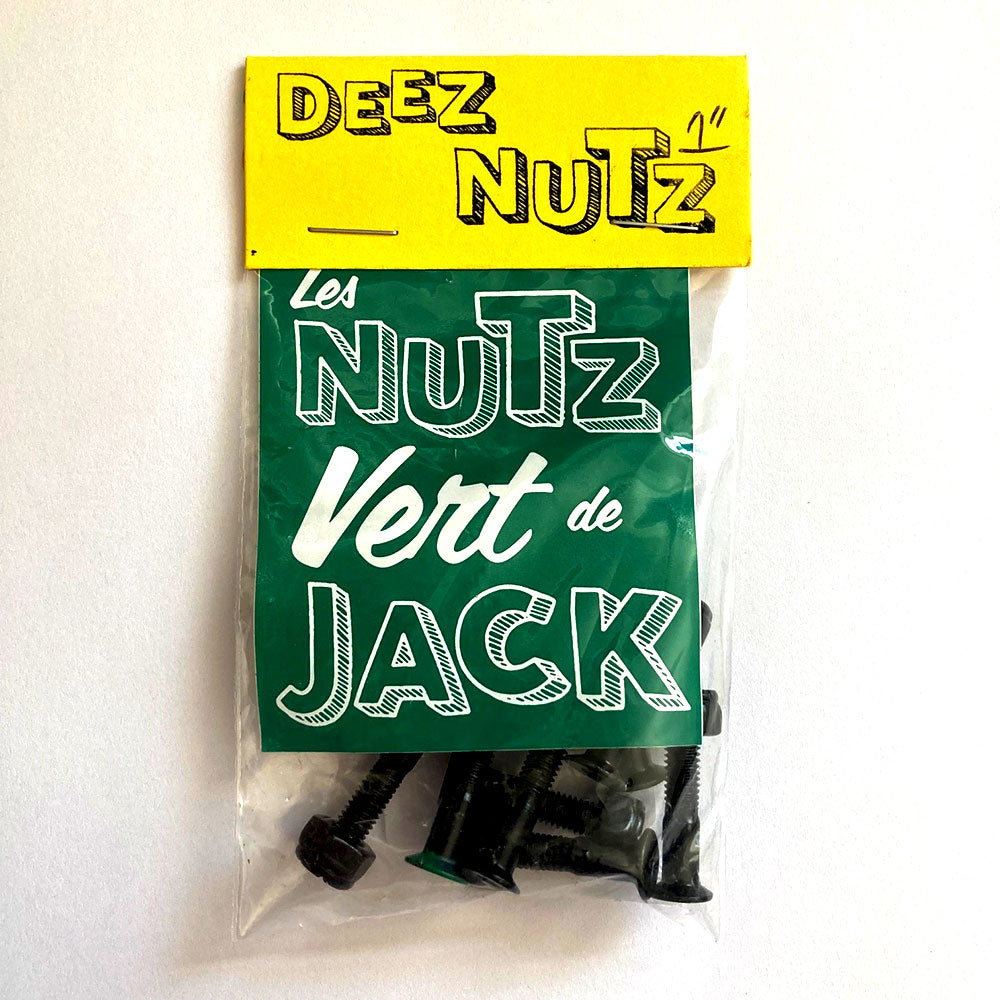 DEEZ NUTZ 1" Bolts Vert de Jack – Ocean Sports Boardridersguide