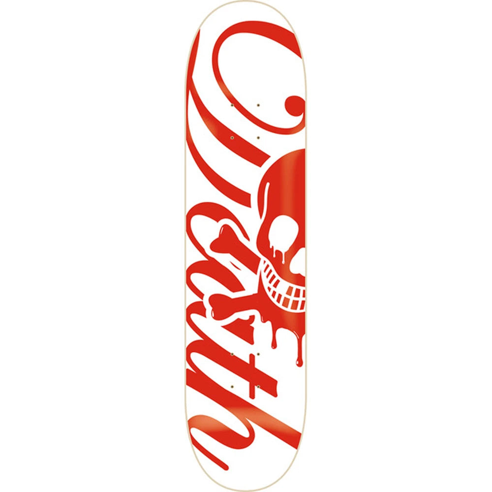 Death Script Deck - Red White Popsicle Square Nose – Ocean Sports ...