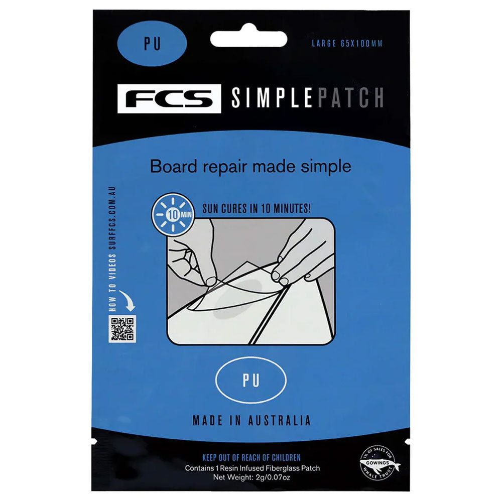FCS Simple Patch PU Repair Patch – Ocean Sports Boardridersguide