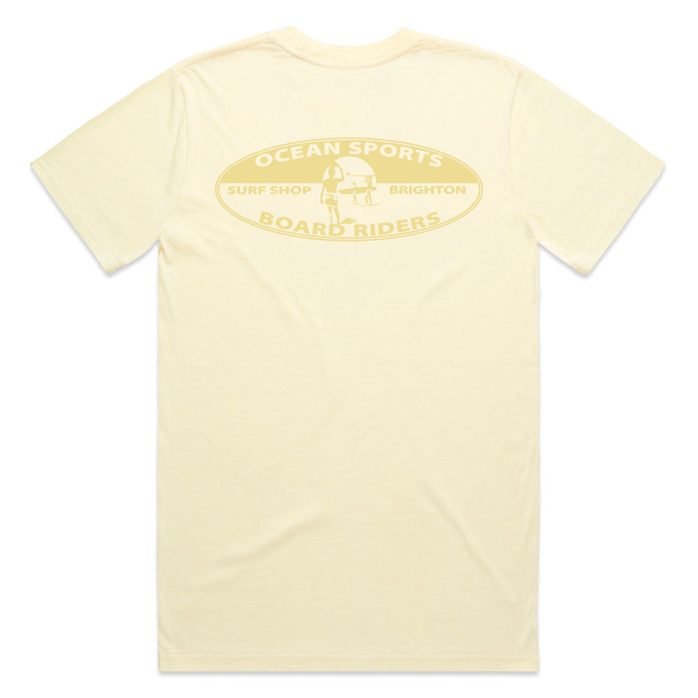 Ocean Sports Board Riders Tonal Tee Butter – Ocean Sports Boardridersguide