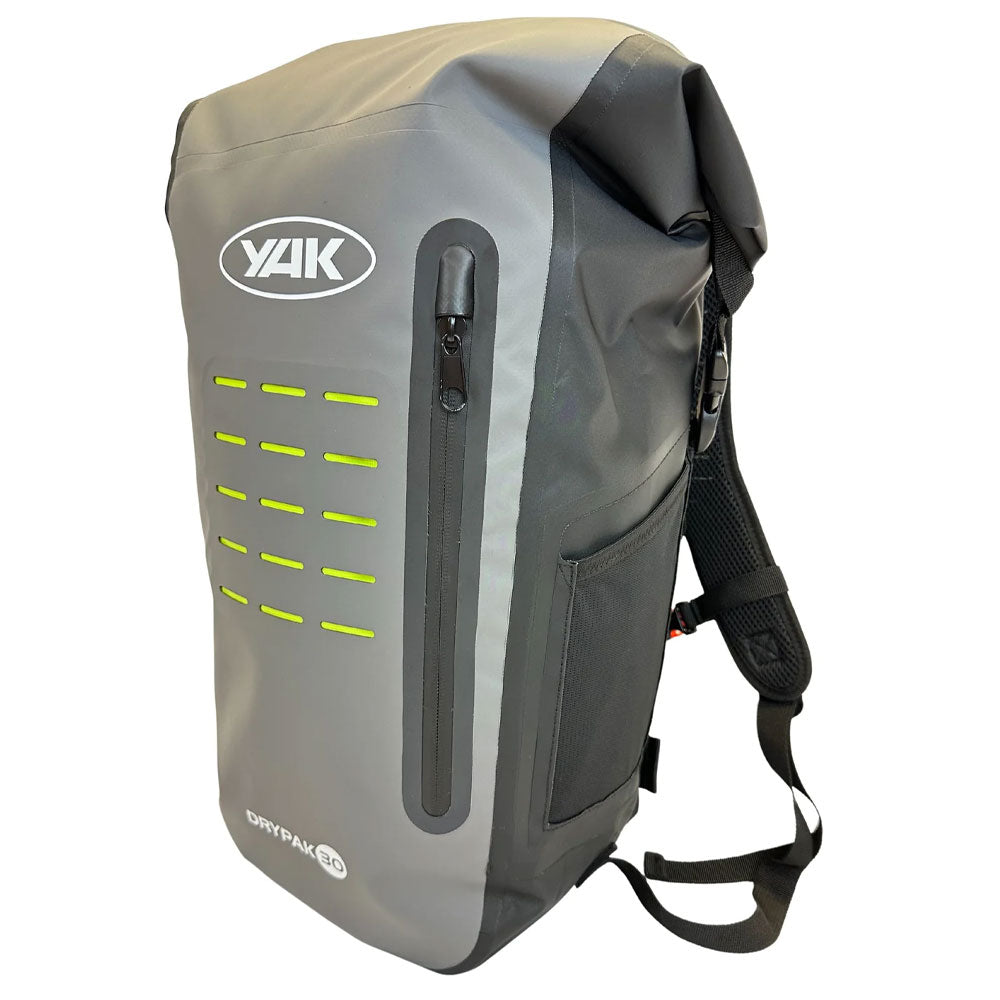 Yak Drypak 30L 500D Backpack - Grey/Black – Ocean Sports Boardridersguide