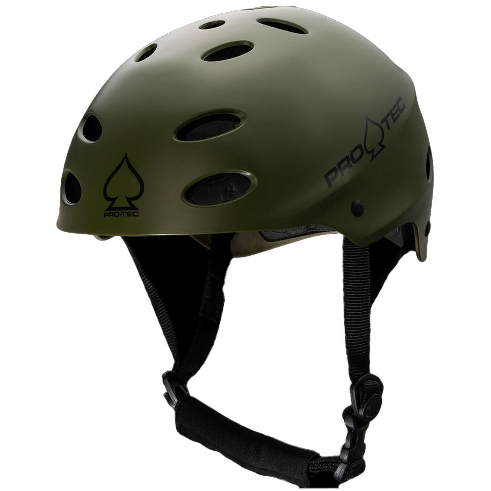 Pro Tec Ace Water Helmet - Matte Olive – Ocean Sports Boardridersguide