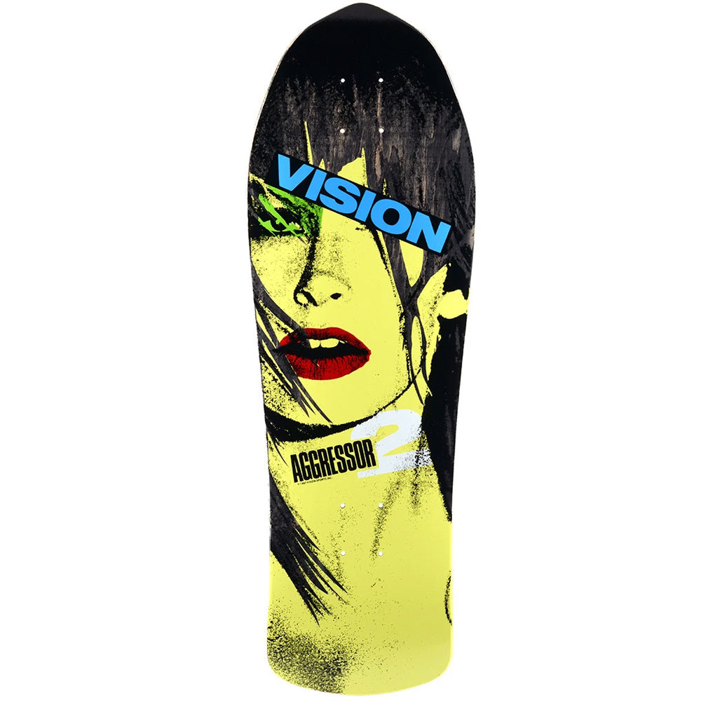 Vision Agressor 2 Skateboard Deck - Black – Ocean Sports Boardridersguide